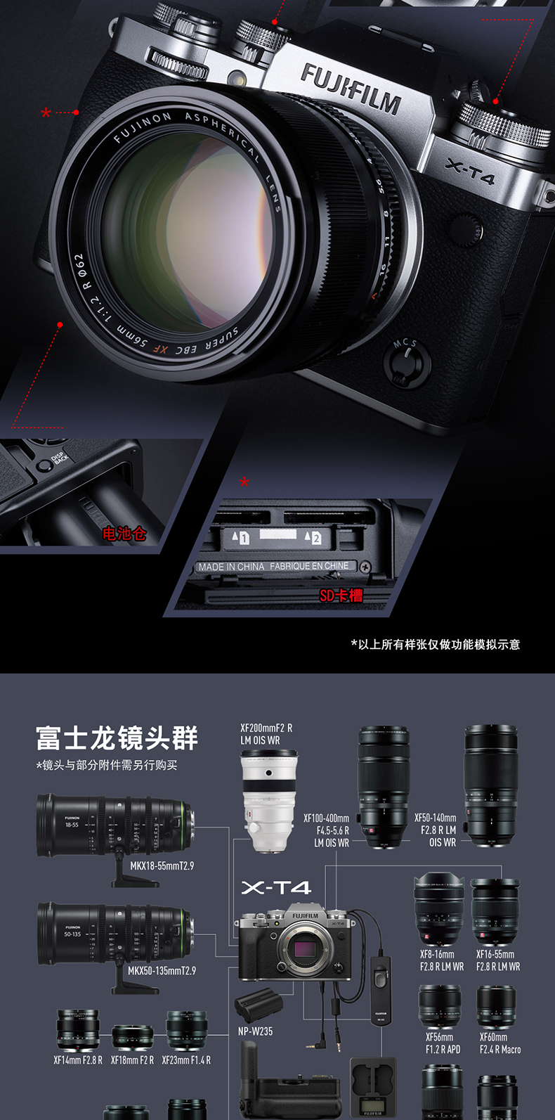 Fujifilm/富士 X-T4机身 微单4K高清五轴防抖 xt3升级xt4 | 咔么租赁—影视器材租赁平台,租单反相机,出租摄像机,镜头租赁 ...